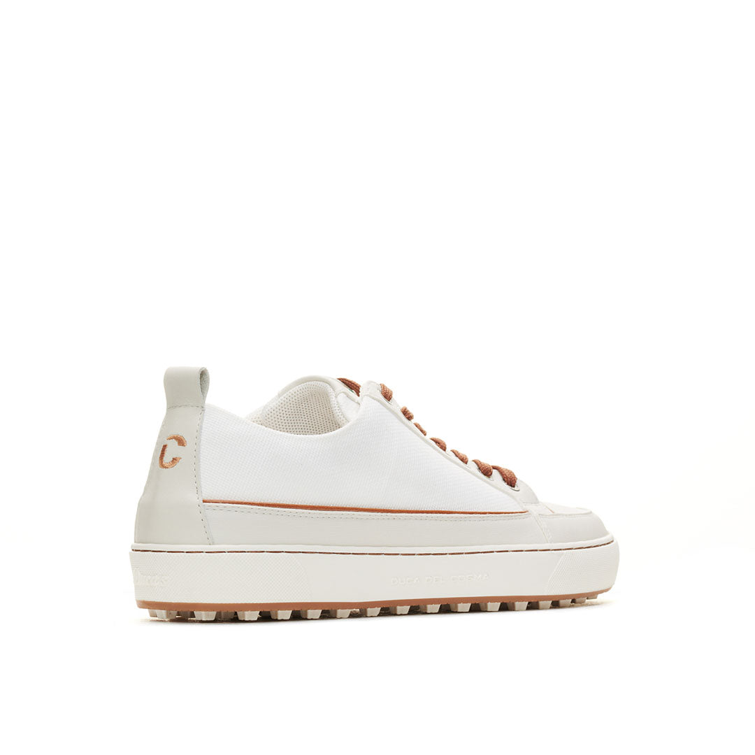 Men's Laguna - White Golf Shoe – Duca del Cosma - Italian Golf Shoes