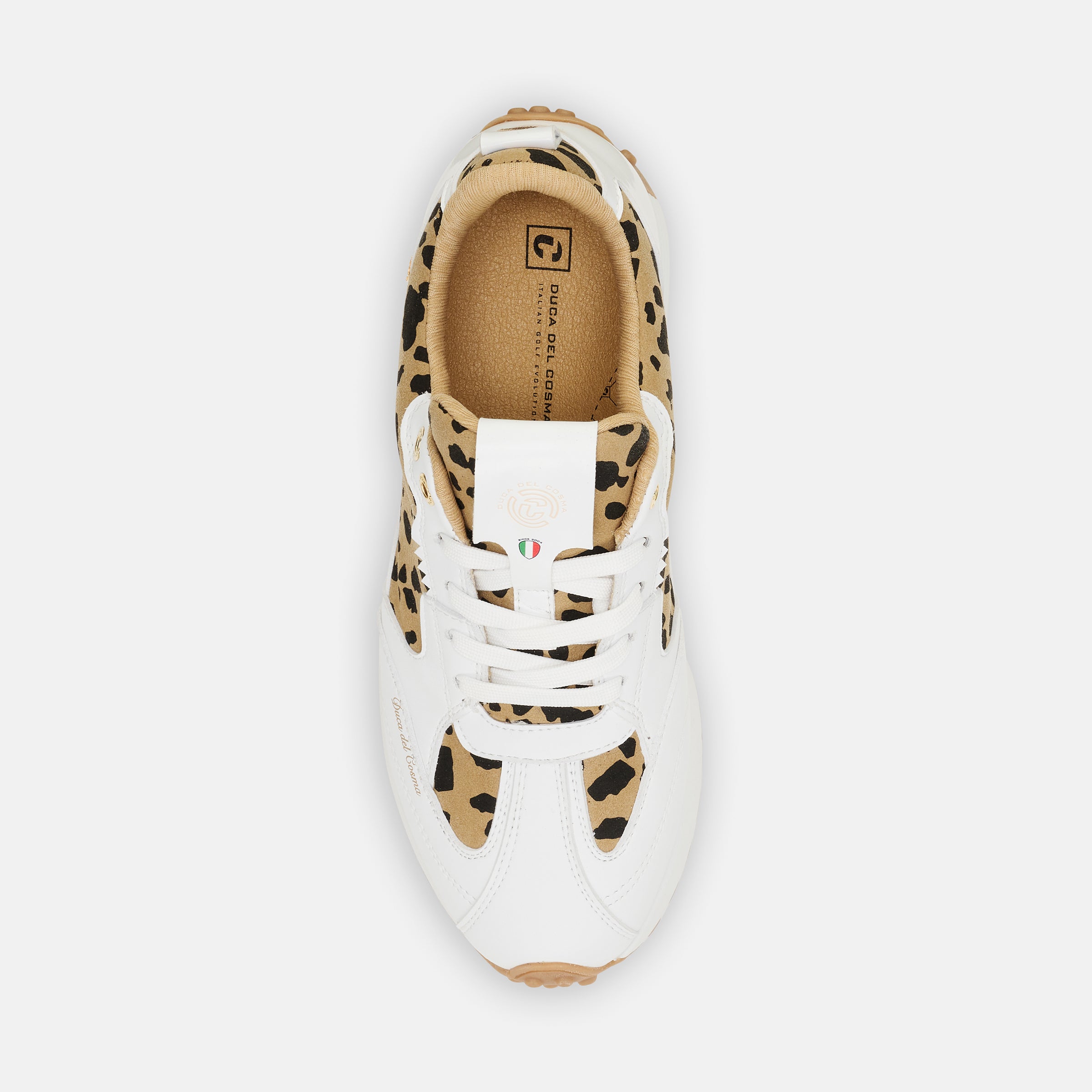 Women's Aviva - White Golf Shoes – Duca del Cosma - Italian Golf Shoes
